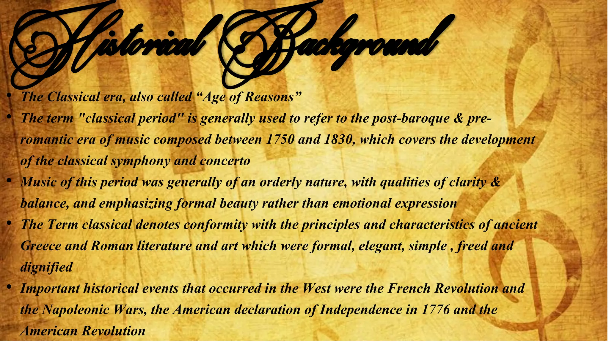 Classical Period Music | PDF