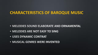 MUSIC 9 Quarter 1 - Lesson 1 to 3 (Medieval, Renaissance and Baroque ...