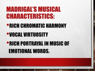 Music 9 lesson #2 music of the renaissance period | PPTX