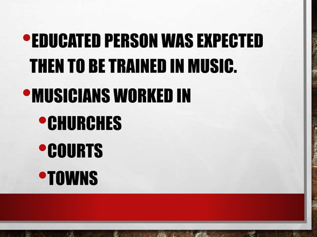 Music 9 lesson #2 music of the renaissance period | PPTX | Classical ...