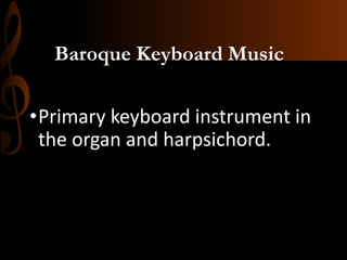 Music 9 lesson #3 music of the baroque period | PPTX