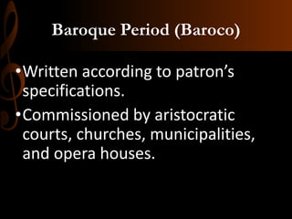 Music 9 lesson #3 music of the baroque period | PPTX