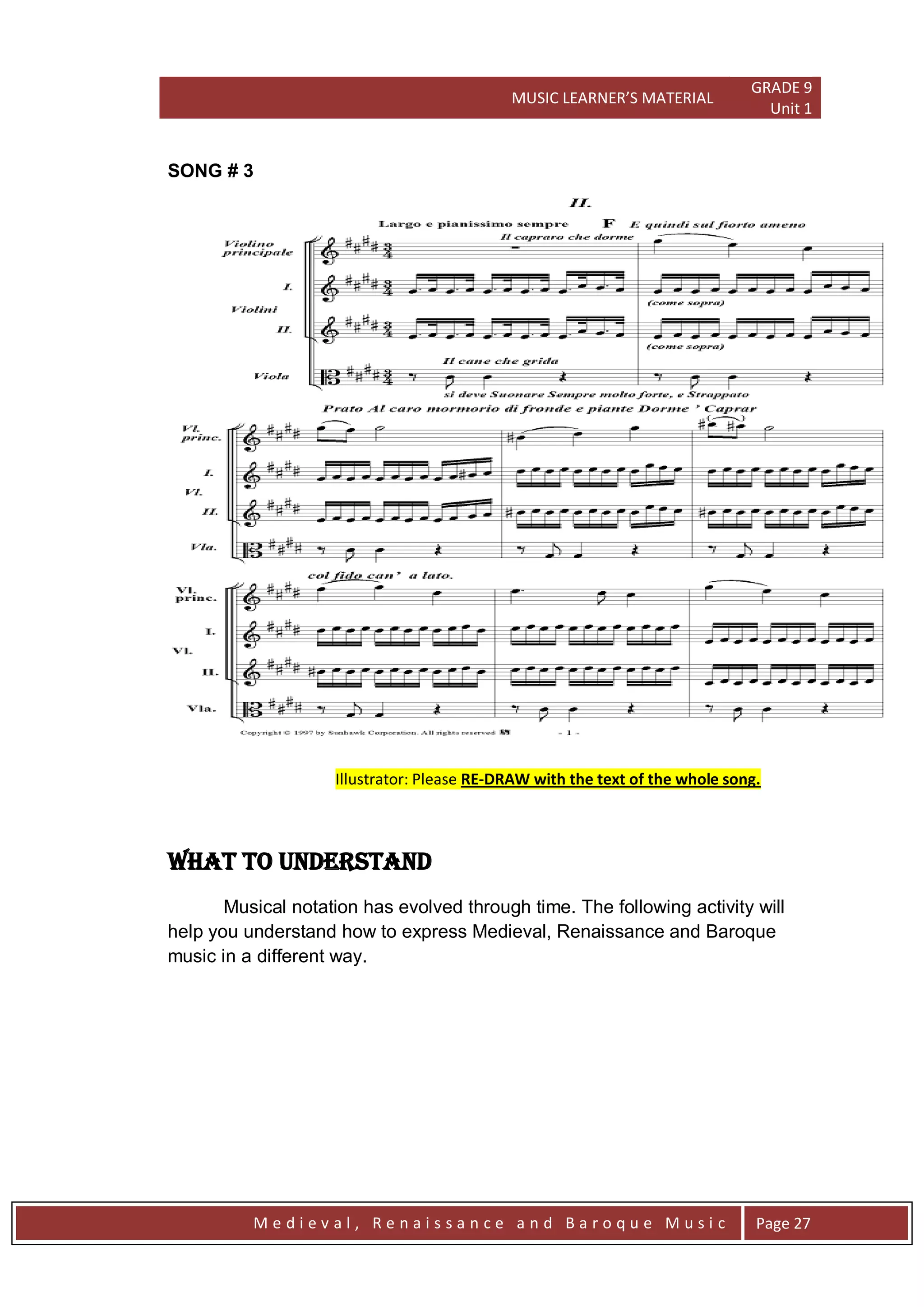MAPEH Music Grade 9 | PDF
