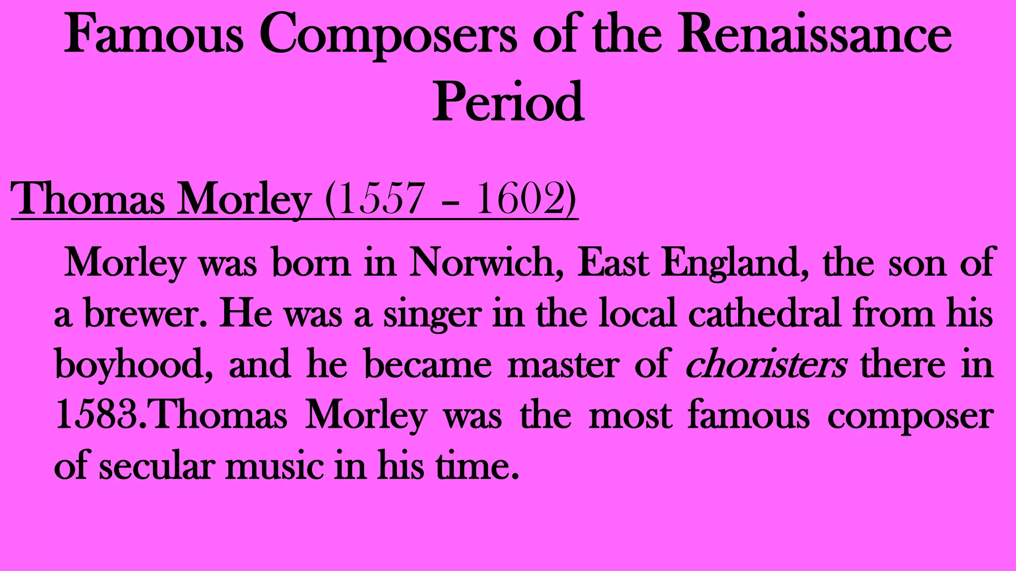 GRADE 9 RENAISSANCE MUSIC - PDF | PDF