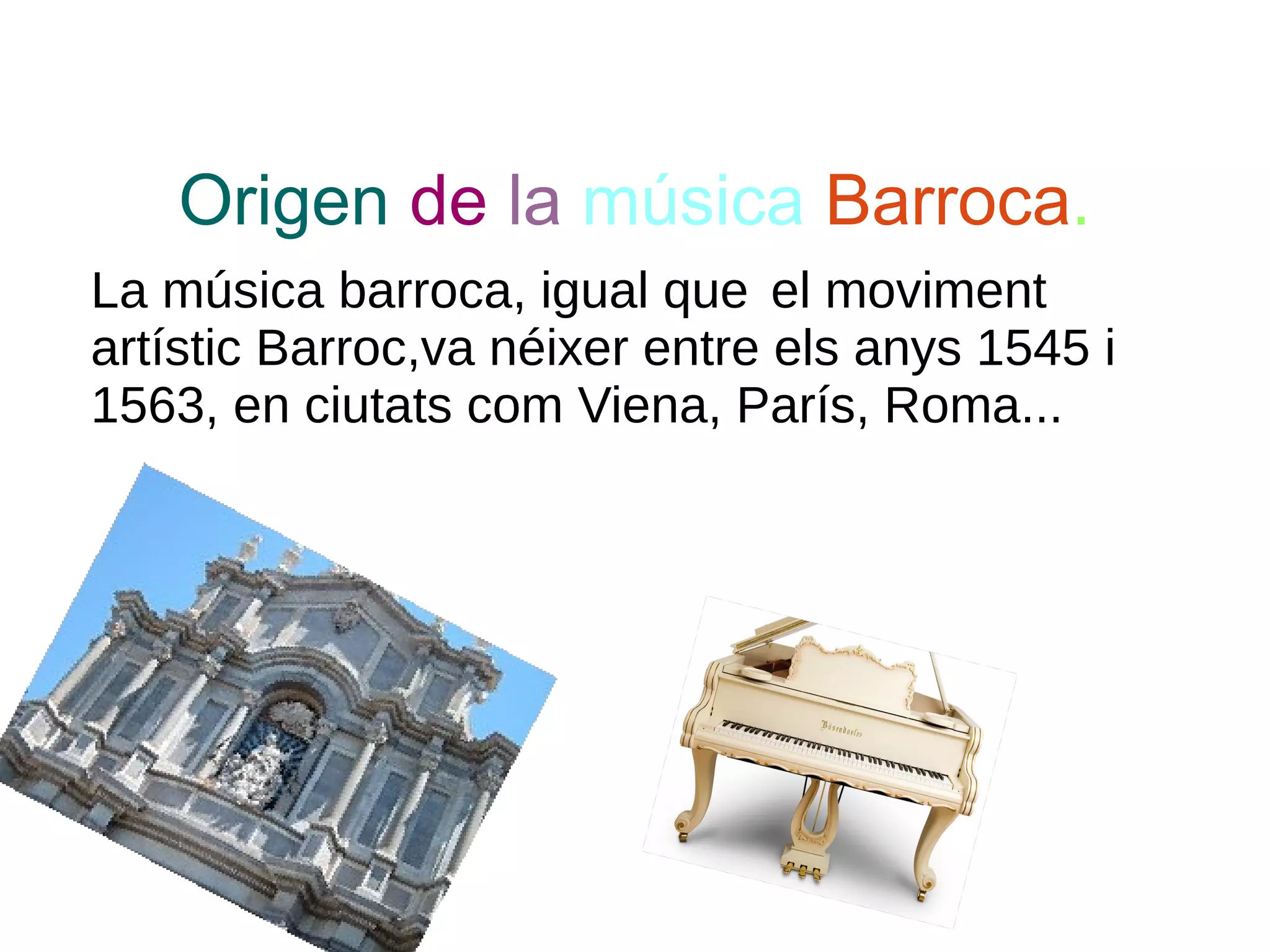 Musica barroca | ODP