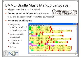 Music accessibility for visual impaired | PDF