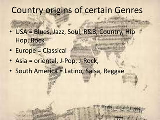 Music across the world | PPTX