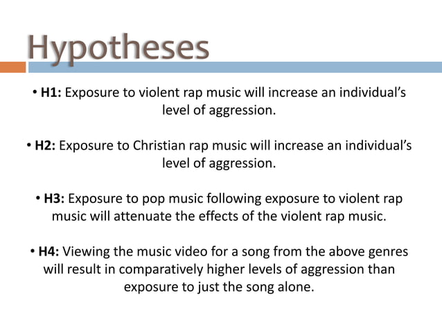 Music Aggression Ppt | PPT