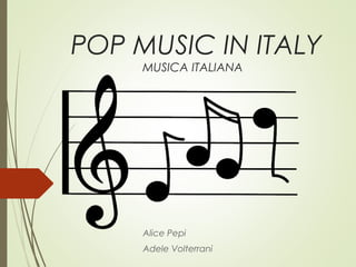 Italian Pop Music | PPT