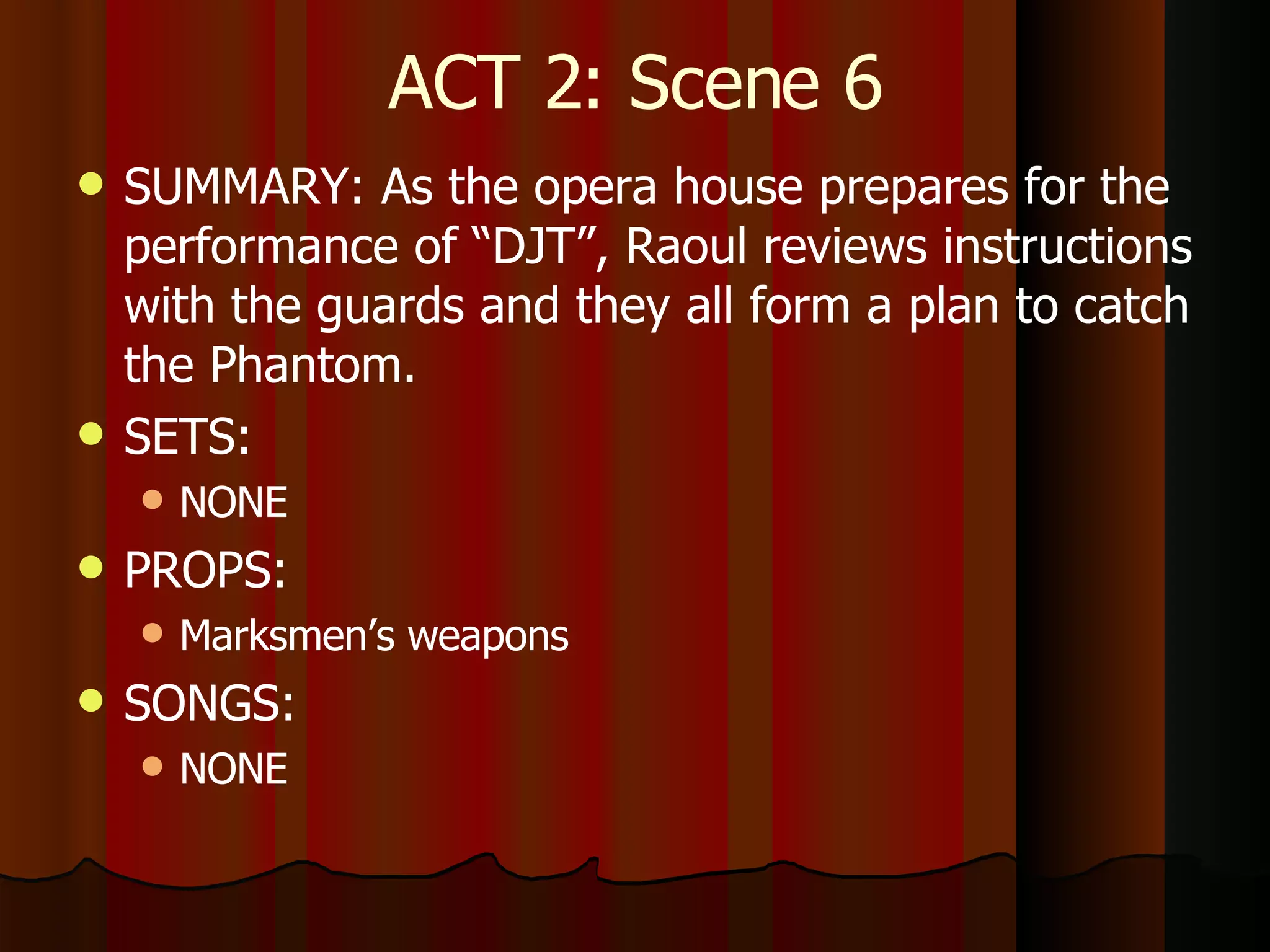 Musical Theater and "The Phantom of the Opera" | PPT