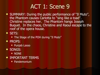 Musical Theater and "The Phantom of the Opera" | PPT