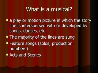 Musical Theater and "The Phantom of the Opera" | PPT