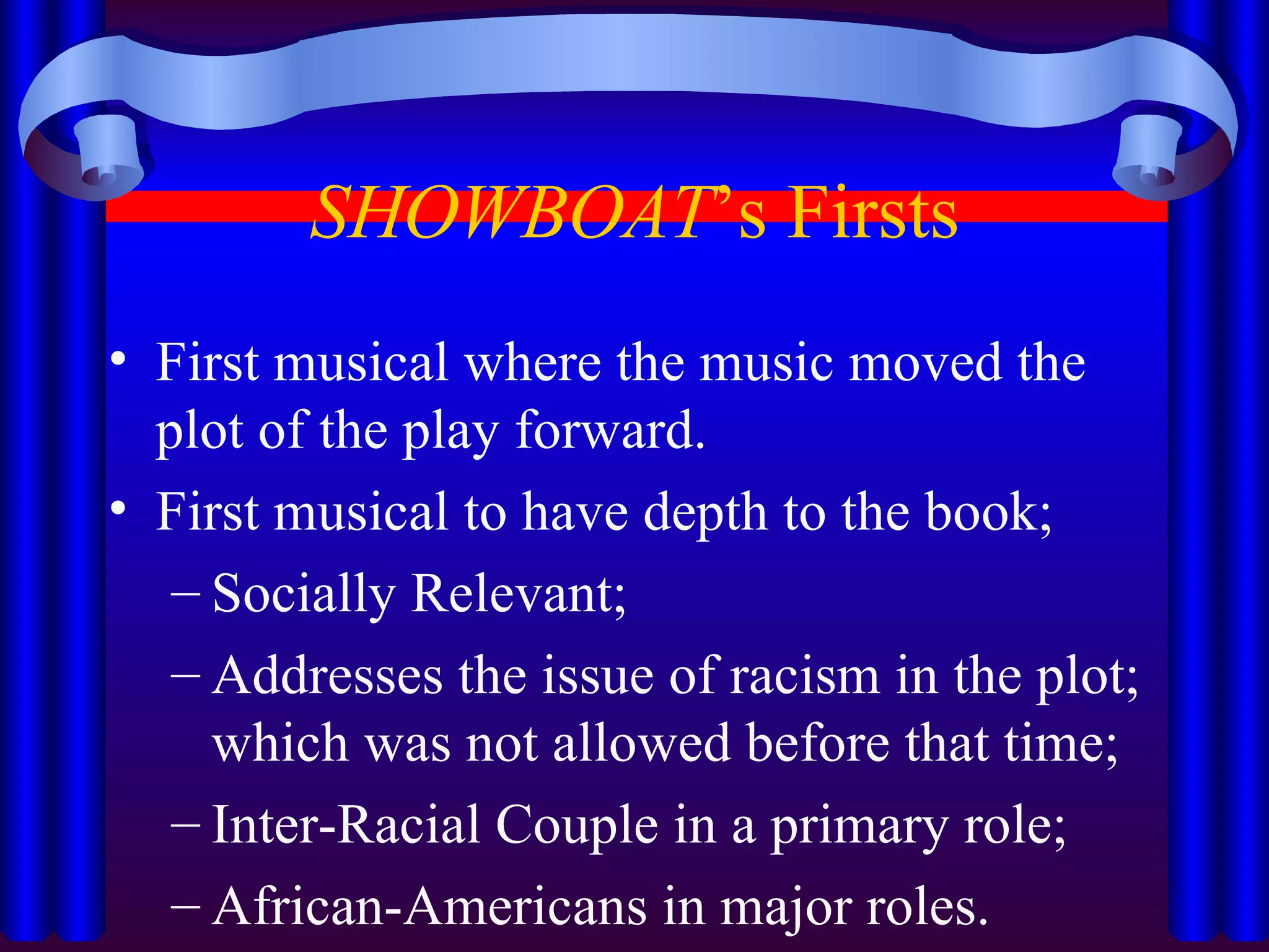 Musical Theatre History | PPT