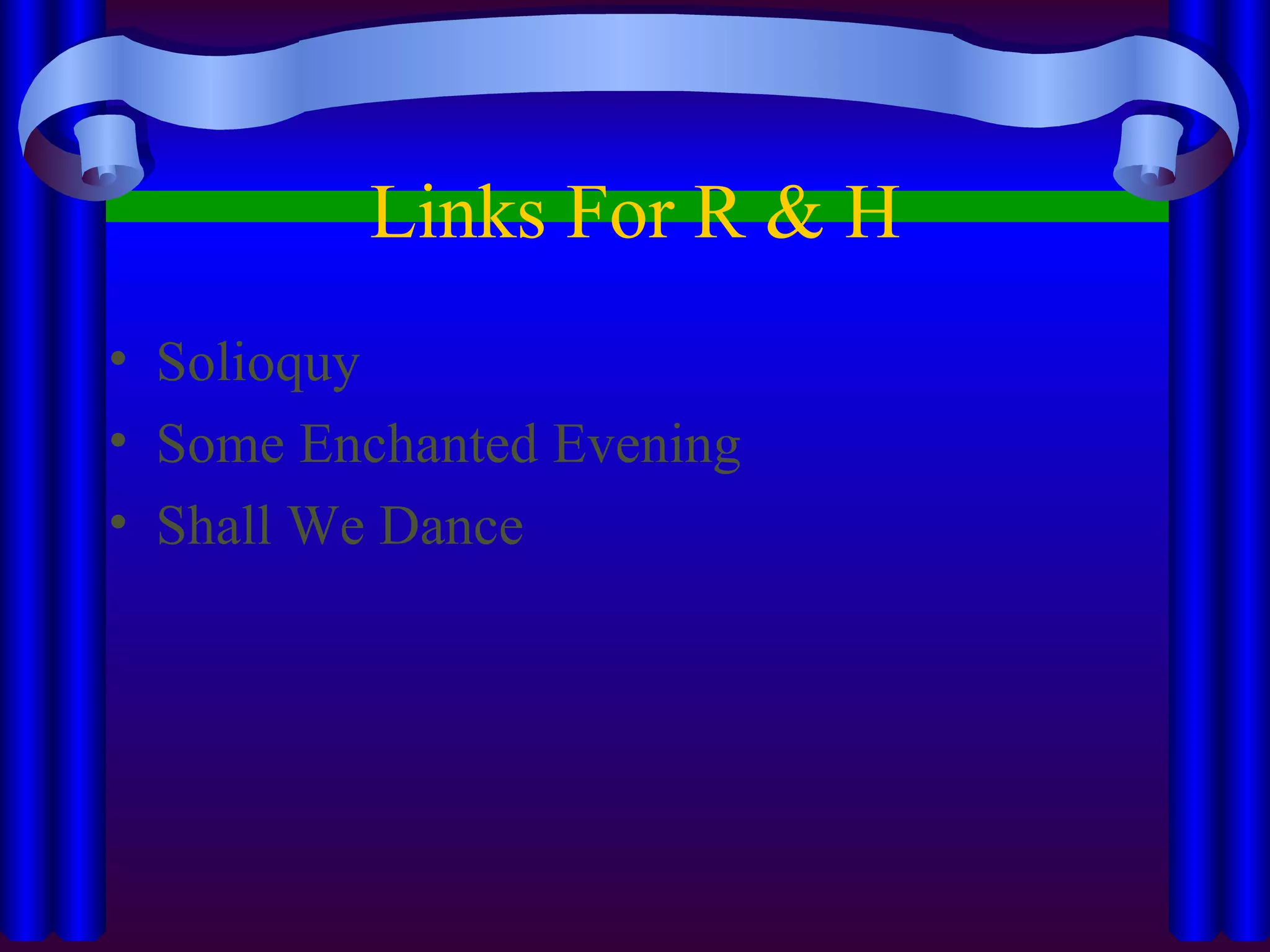 Musical Theatre History | PPT