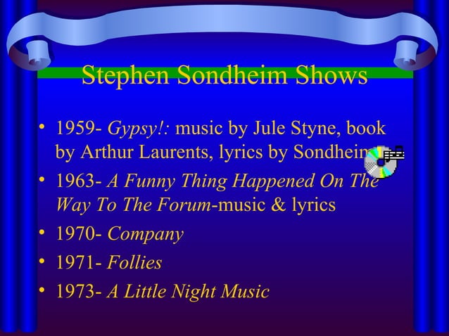 Musical Theatre History | PPT