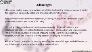 Musical Colors PDF | Simplest Guitar Chords | PDF
