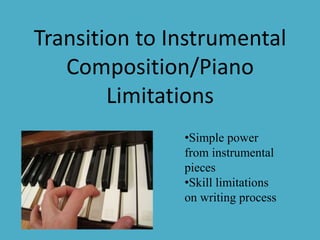 Musical composition | PPTX