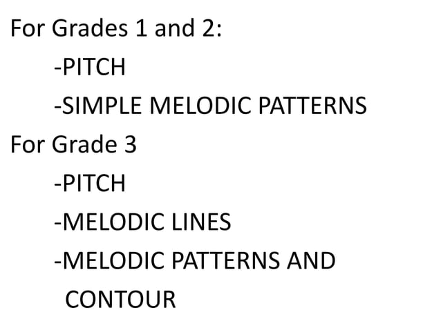 MUSICAL CONCEPT ON MELODY in Teaching Music in Elementary Grades.pptx