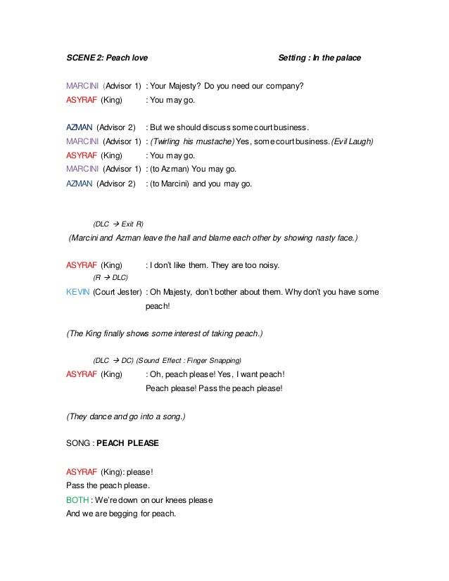 The Nightingale Musical drama script