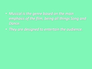 Musical Film Genre Research | PPTX