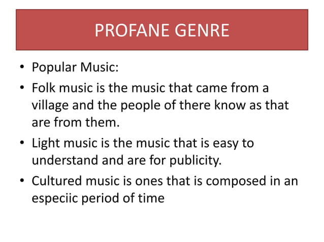 Musical genres | PPT