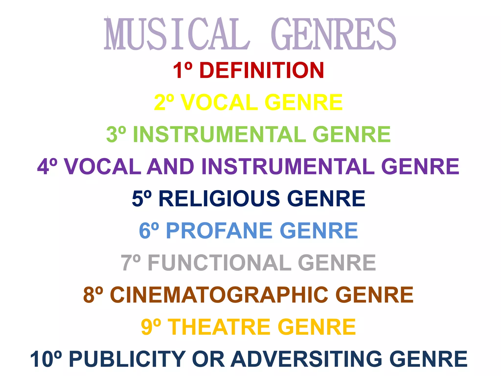 Musical genres | PPT