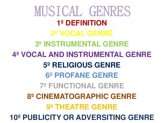Musical genres