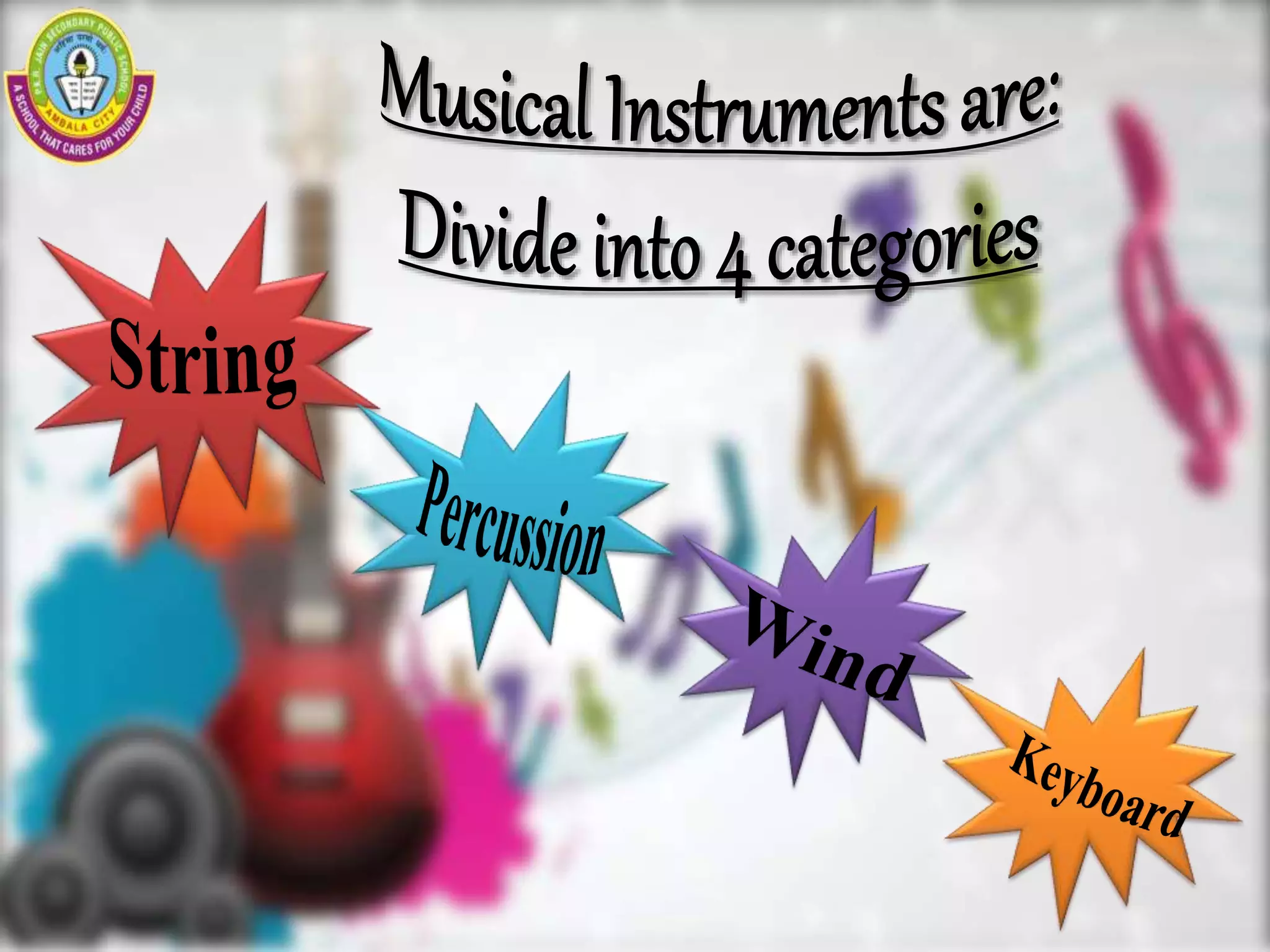 Musical instruments | PPTX