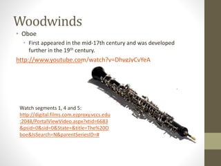 5 Instrument Families