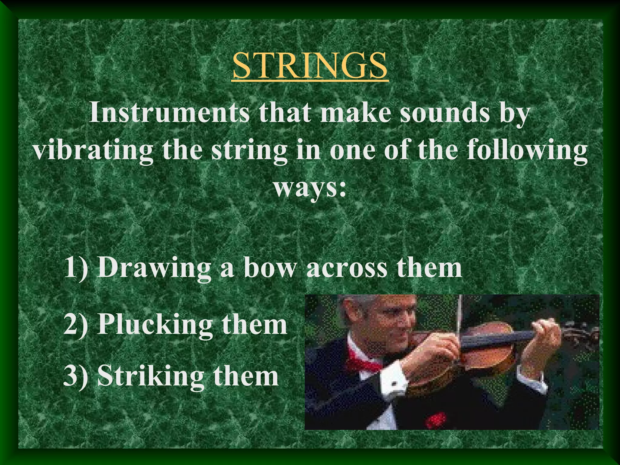Musical instrument families (ah) | PPT