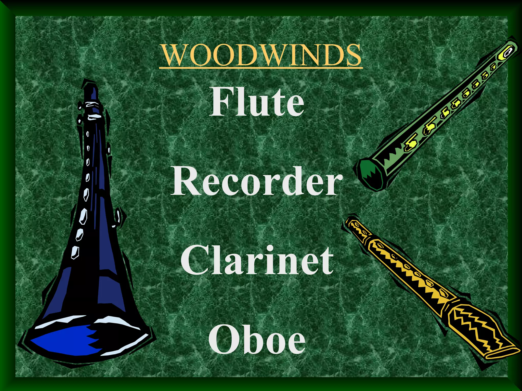 Musical instrument families (ah) | PPT