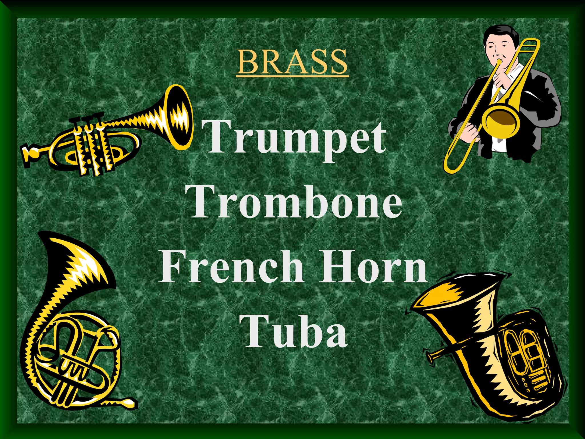 Musical instrument families (ah) | PPT