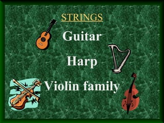 Musical instrument families (ah) | PPT