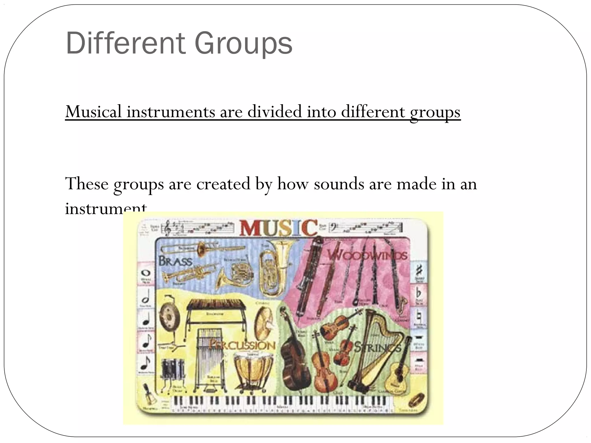 Musical instrument groups | ODP
