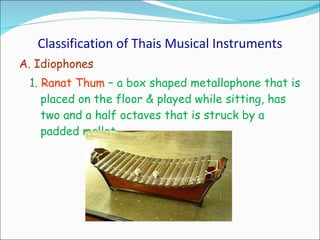Musical instrument of thailand | PPT