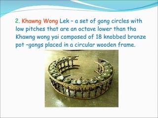 Musical instrument of thailand | PPT