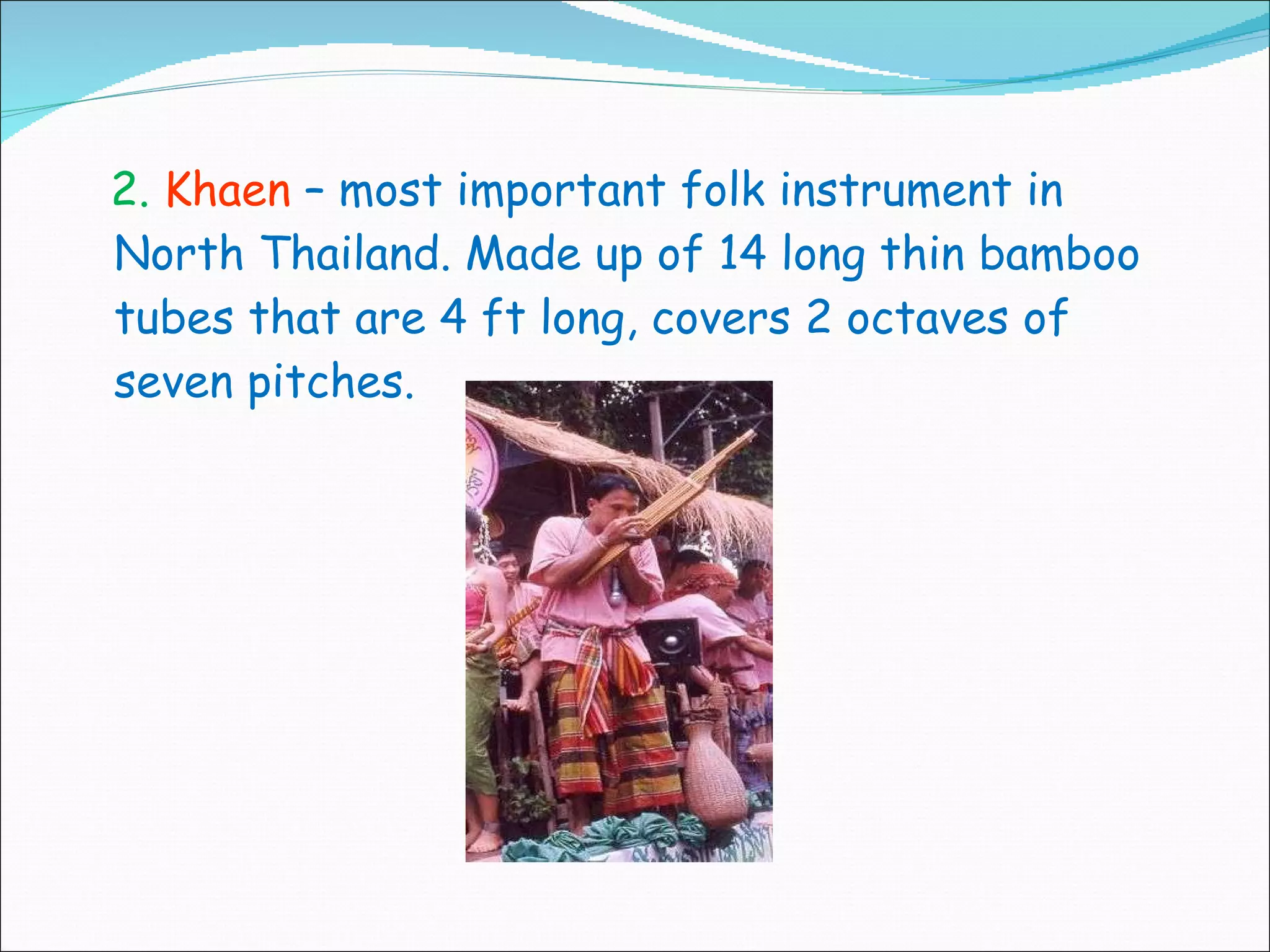 Musical instrument of thailand | PPT