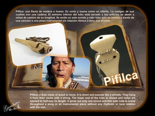 Musical instrumentos around the World 5 (Mapuches) | PPSX