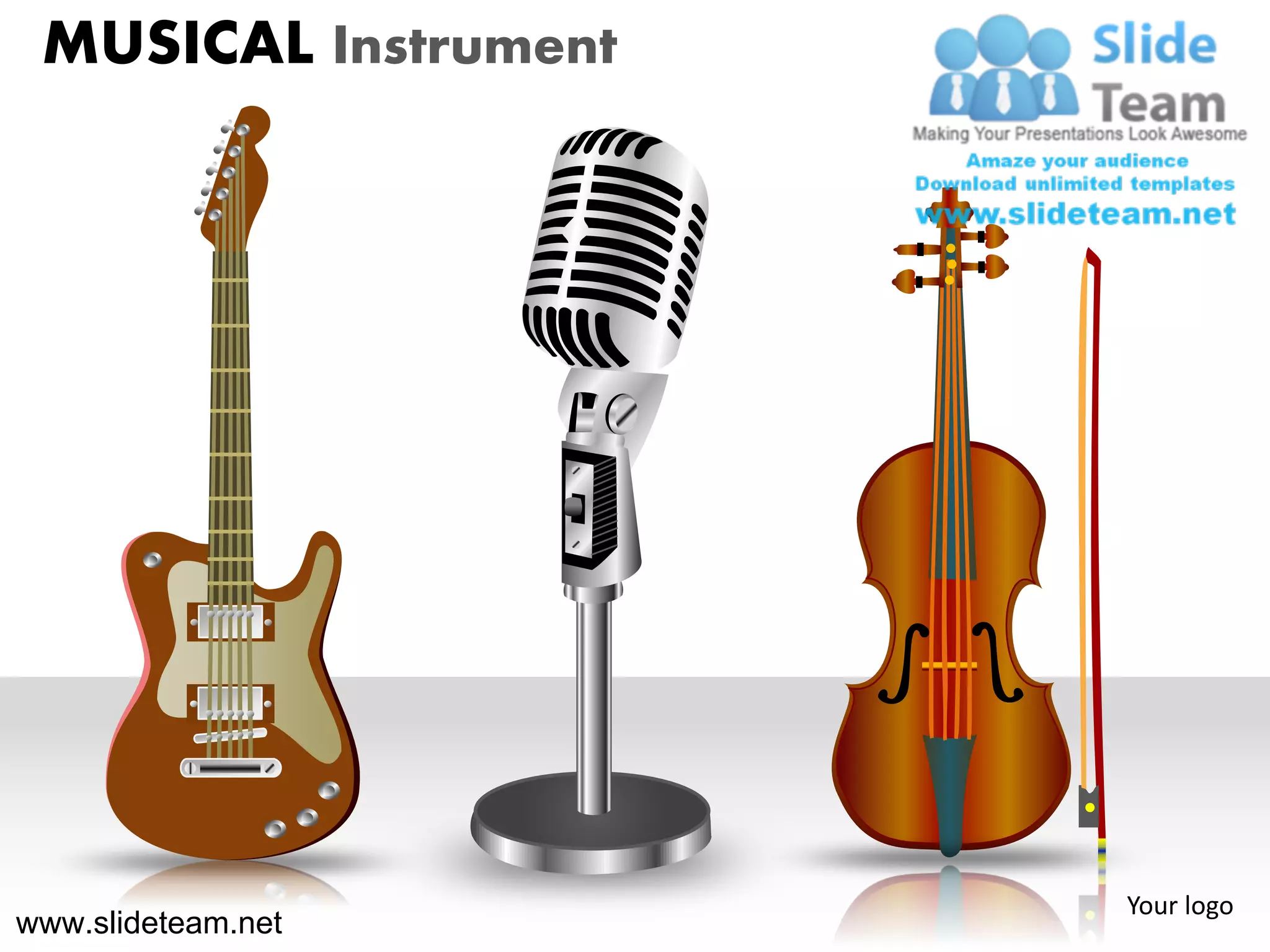 Musical instrument powerpoint ppt slides. | PPT