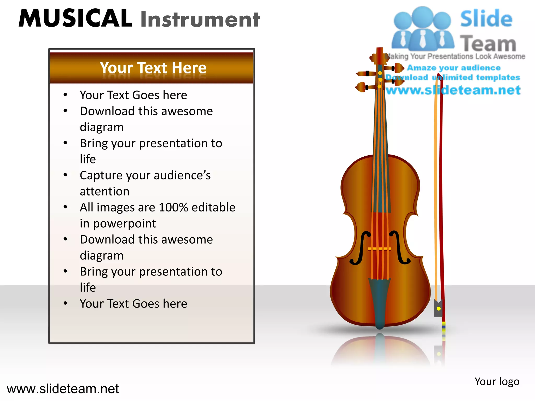 Musical instrument powerpoint ppt slides. | PPT