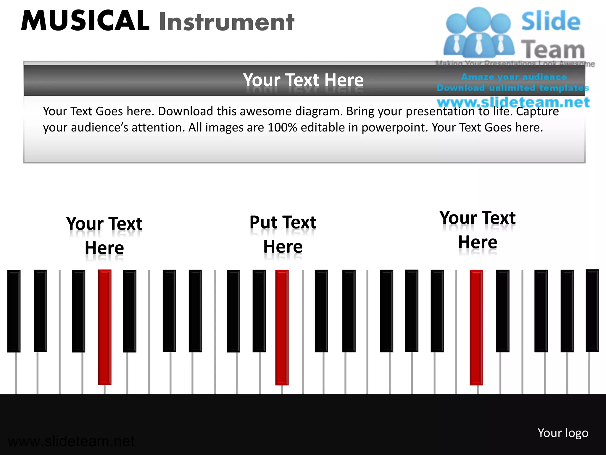Musical instrument powerpoint ppt templates. | PPT