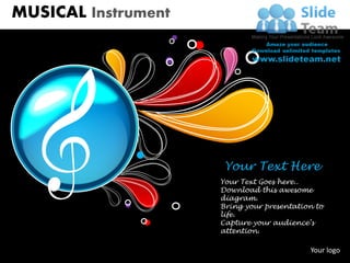 Musical instrument powerpoint presentation slides ppt templates | PDF