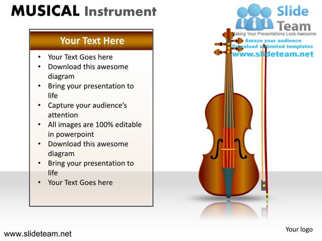 Musical instrument powerpoint presentation templates. | PPT
