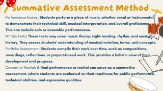 Comprehensive Assessment Strategies in Music Education: Techniques ...