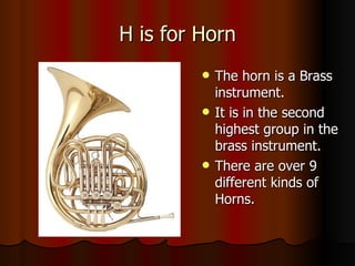 Musical Instruments | PPT | Music | Entertainment