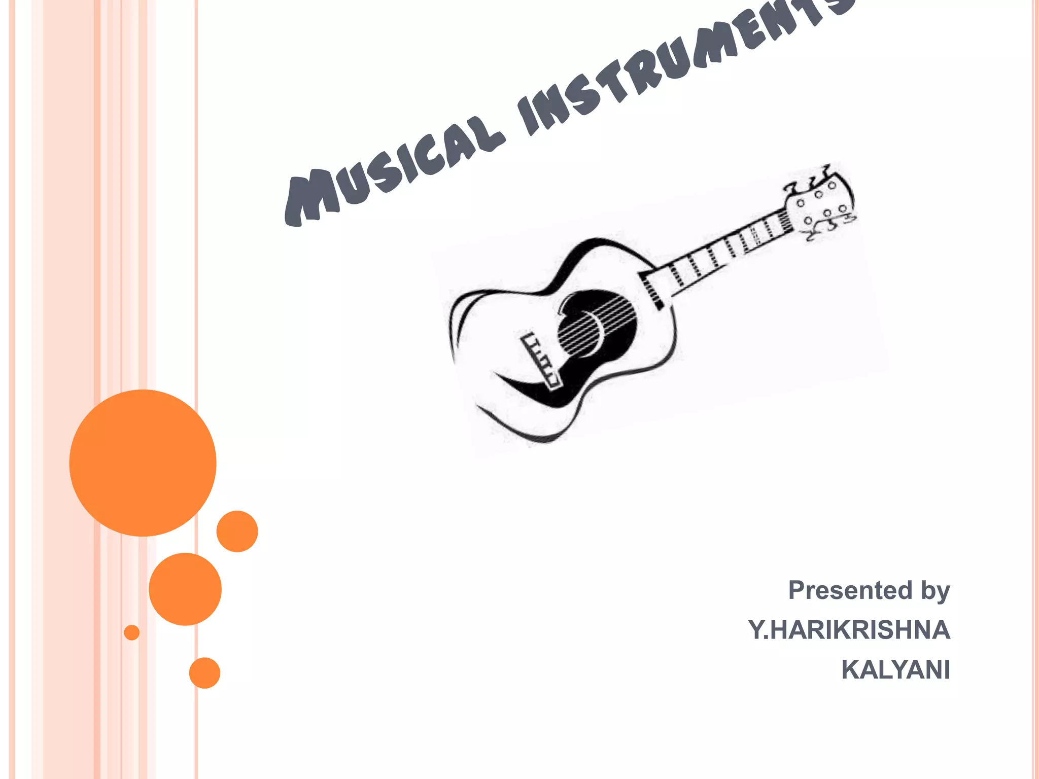 Musical instruments | PPTX