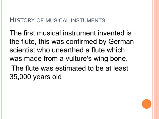 Musical instruments | PPTX