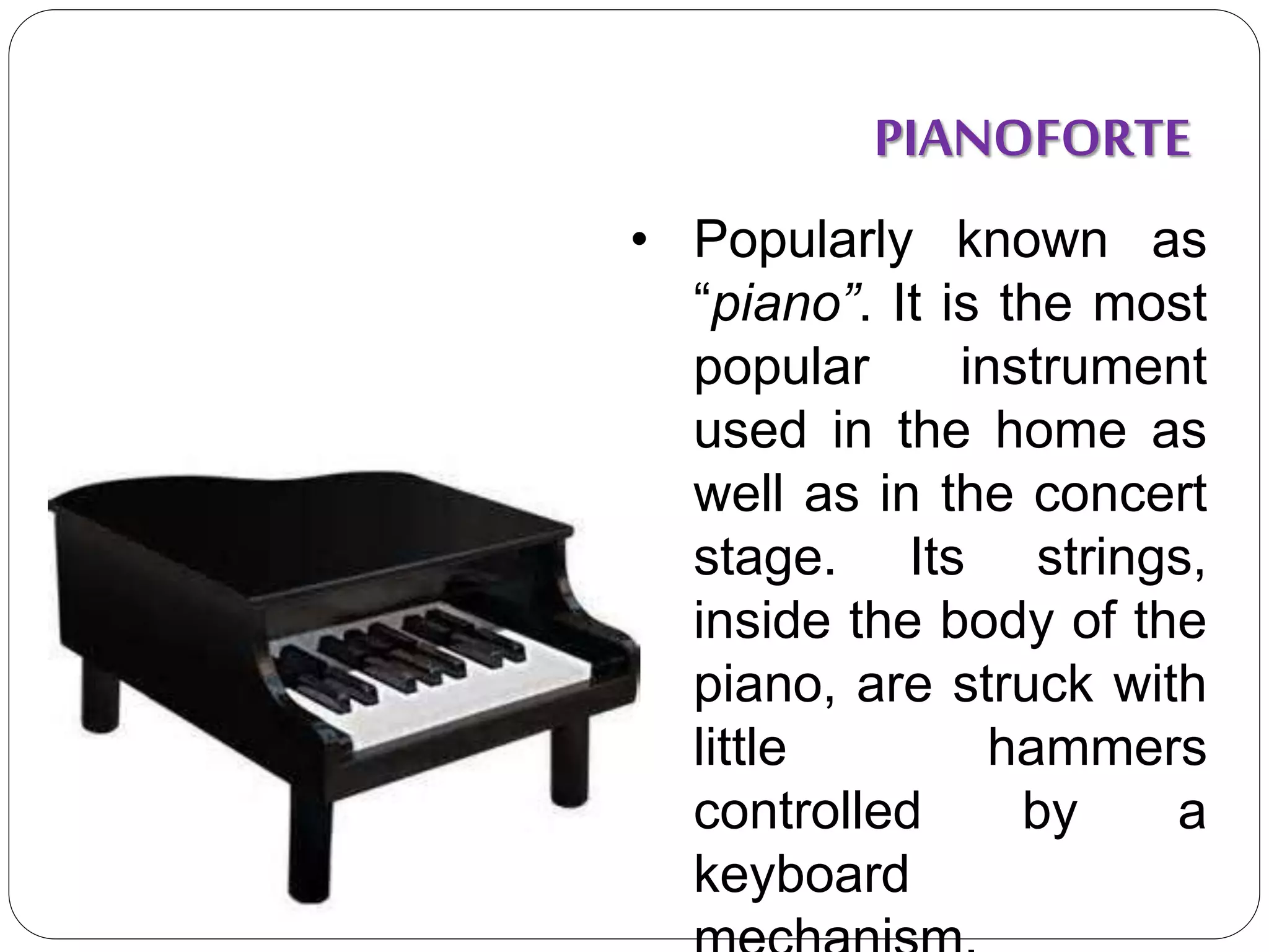 Musical instruments | PPTX