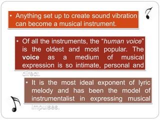 Musical instruments | PPTX