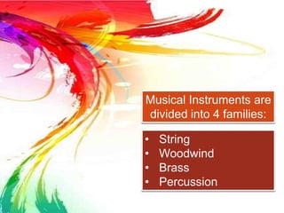 Musical instruments | PPTX